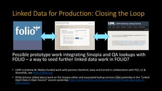 FOLIO and Linked Data | PDF