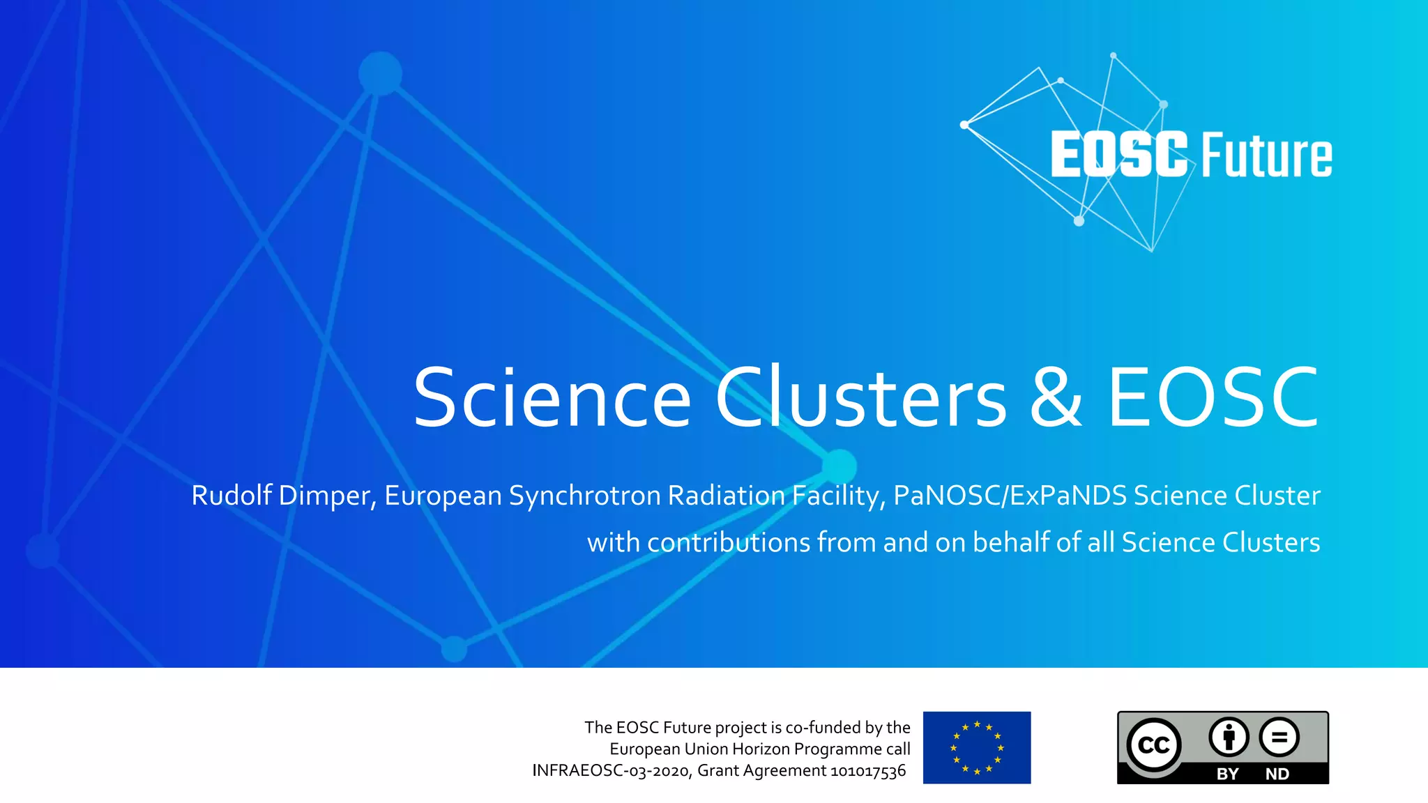 Science Clusters and EOSC | PDF