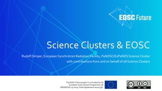 Science Clusters and EOSC | PDF