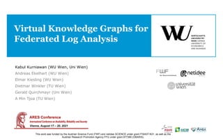 Virtual Knowledge Graphs for Federated Log Analysis | PPT