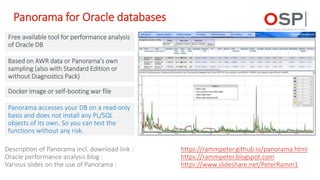 Oracle-DB: Performance Analysis with Panorama | PPTX