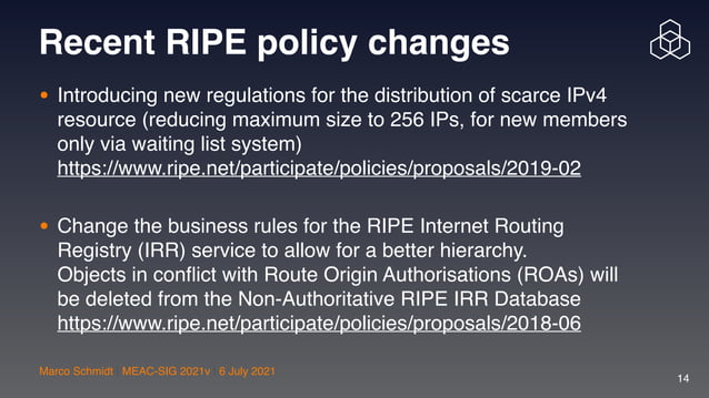RIPE Policy Development Process | PPT