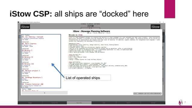 iStow CSP-Central Stowage Planner | PDF