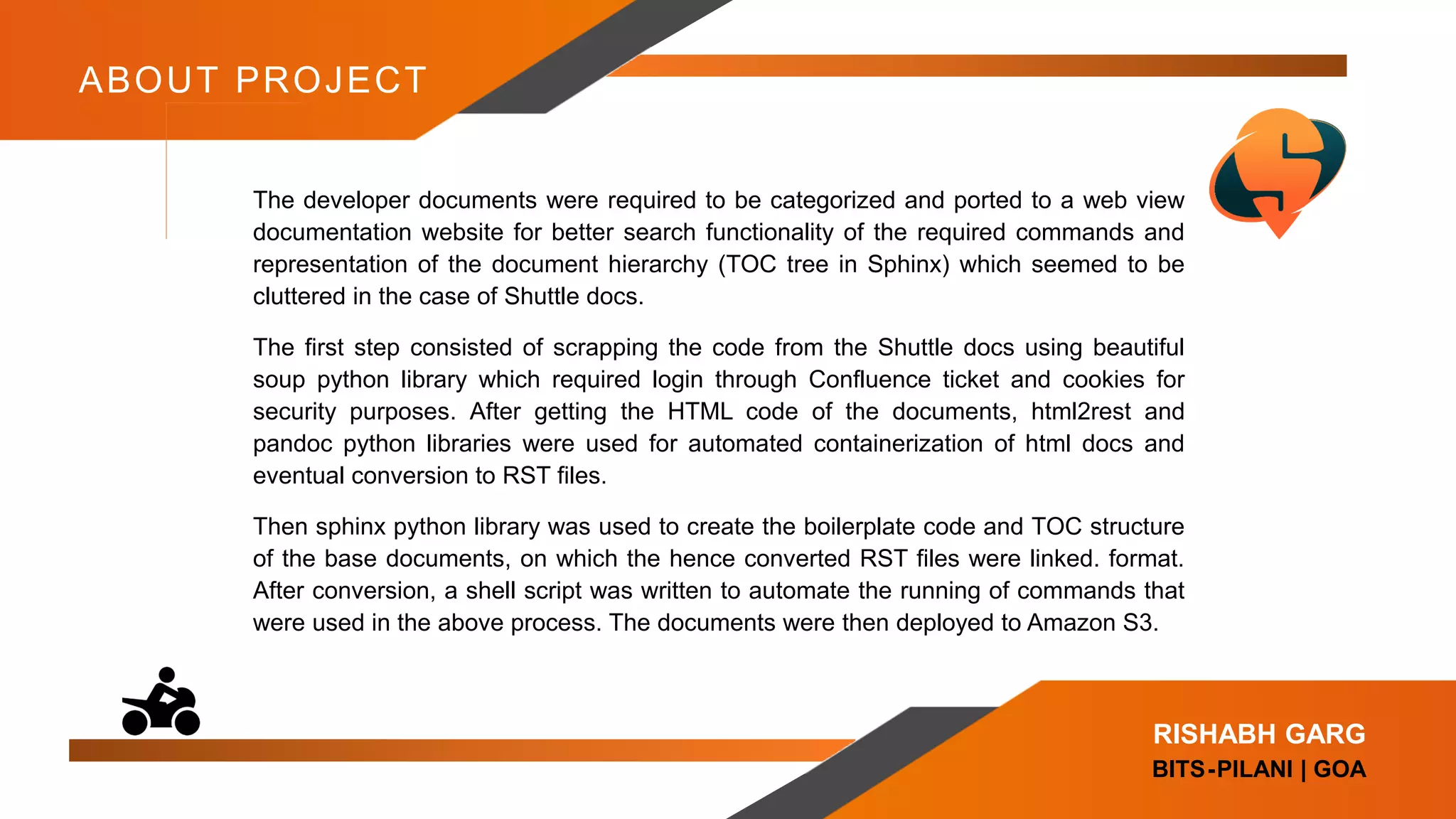 Documentation and Deployment through Python Libraries | PDF