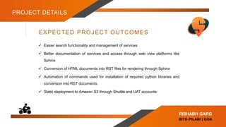 Documentation and Deployment through Python Libraries | PDF