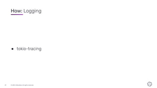 Observability of InfluxDB IOx: Tracing, Metrics and System Tables | PPT