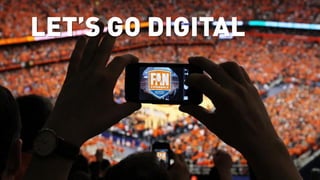 12th man FANconcept - Let's go digital - Digital solutions | PDF