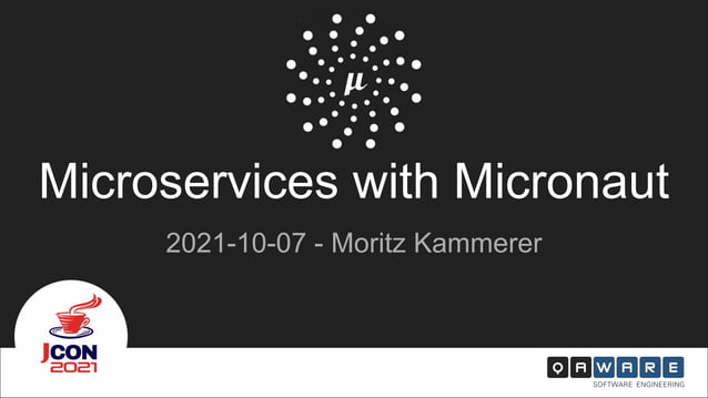 Microservices with Micronaut | PPT