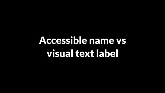 Accessible names & descriptions | PPT