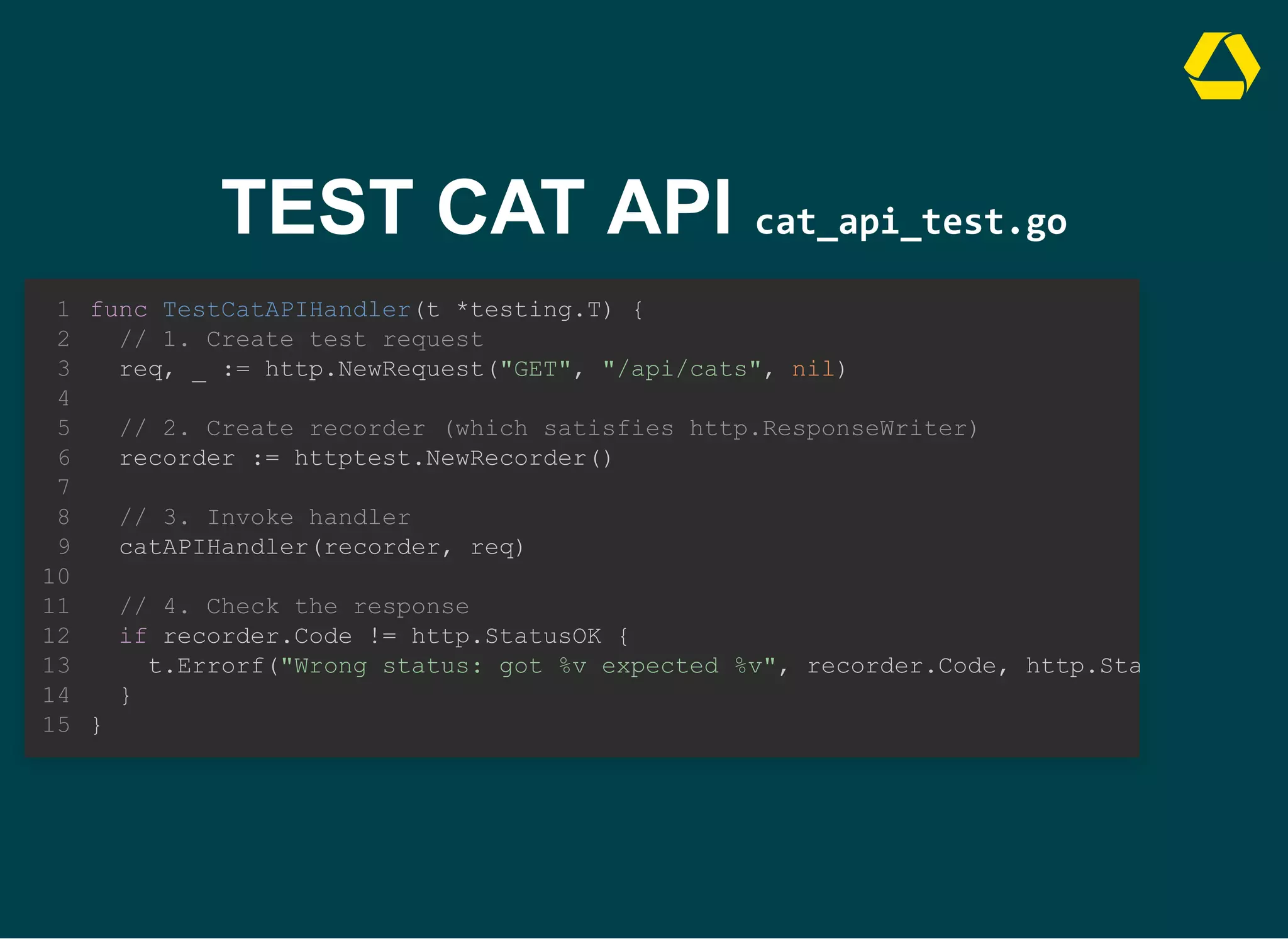 entwickler.de Go Day: Go Web Development 101 | PPT