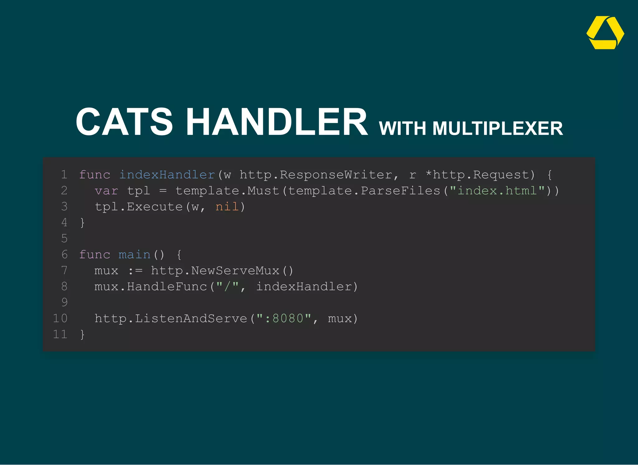 entwickler.de Go Day: Go Web Development 101 | PPT