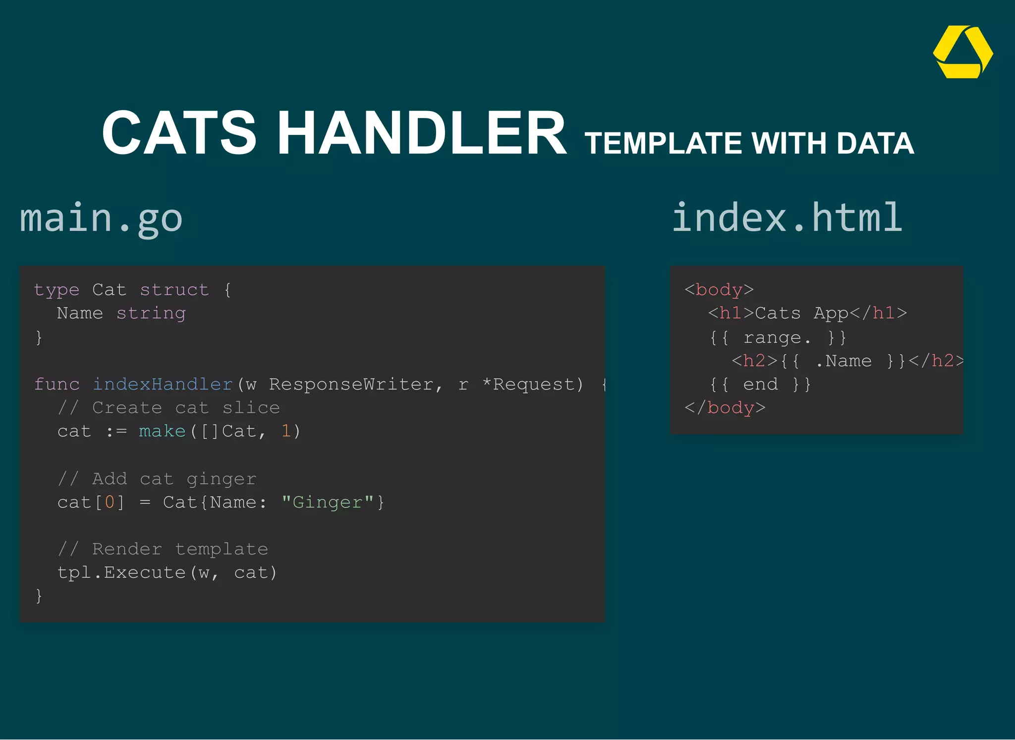entwickler.de Go Day: Go Web Development 101 | PPT