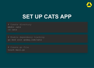 entwickler.de Go Day: Go Web Development 101 | PPT