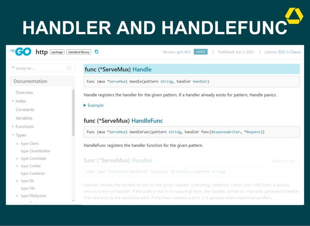 entwickler.de Go Day: Go Web Development 101 | PPT