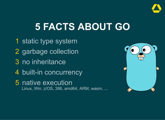 entwickler.de Go Day: Go Web Development 101 | PPT