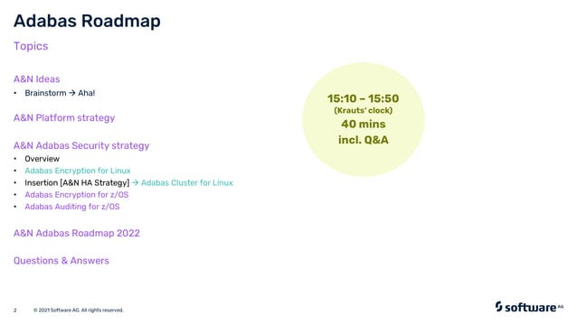 Adabas Roadmap | PPT