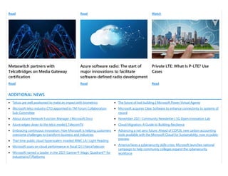 Microsoft Telecommunications Newsletter | November 2021 | PPT