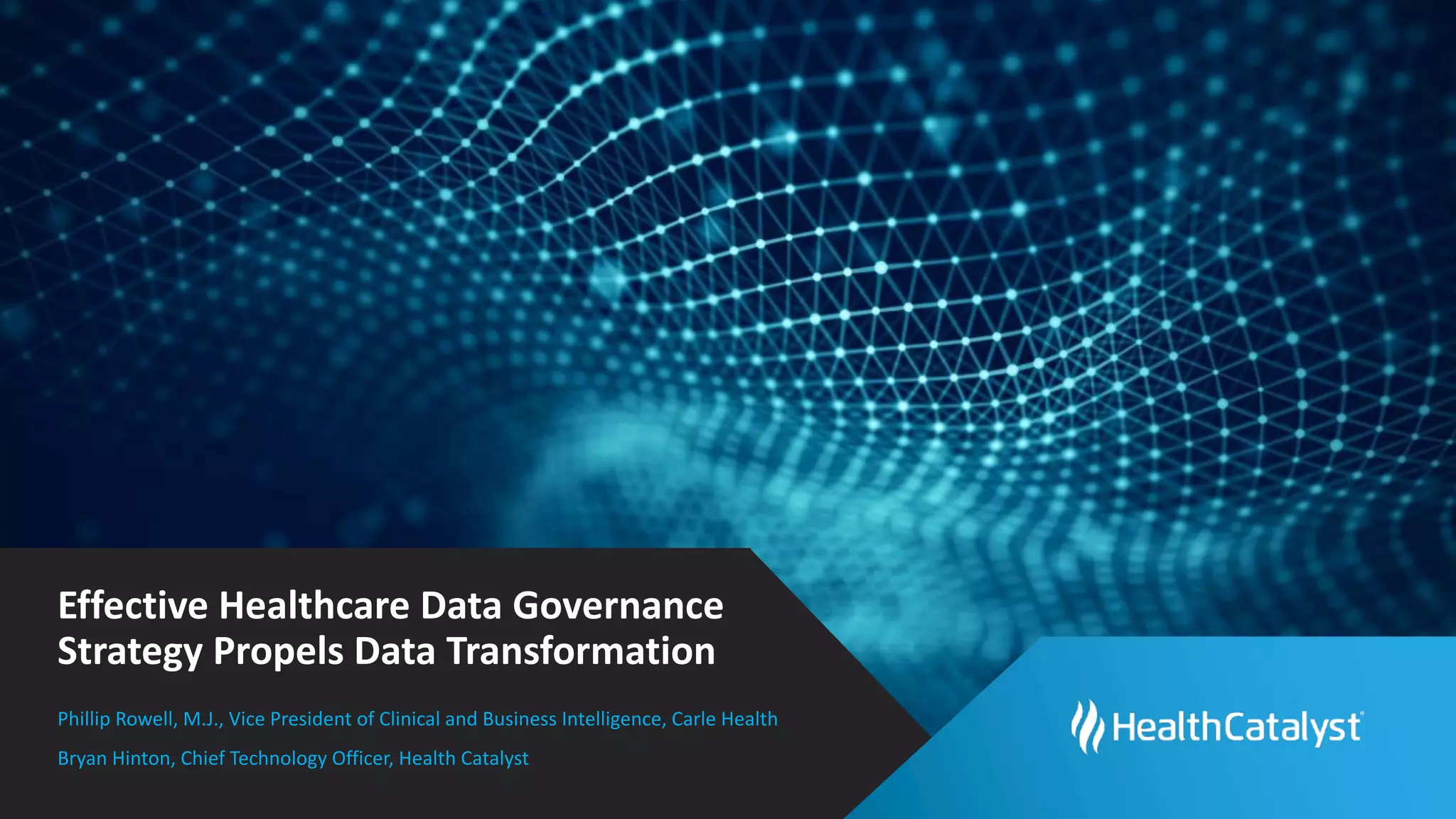 Effective Healthcare Data Governance Strategy Propels Data ...