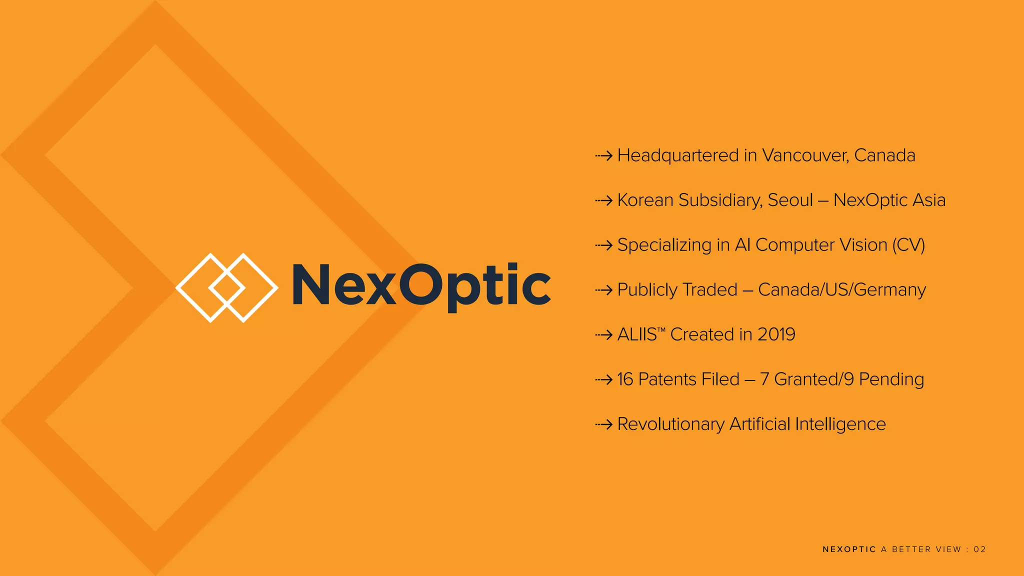 NexOptic Corpoorate Presentation - December 2021 | PPT