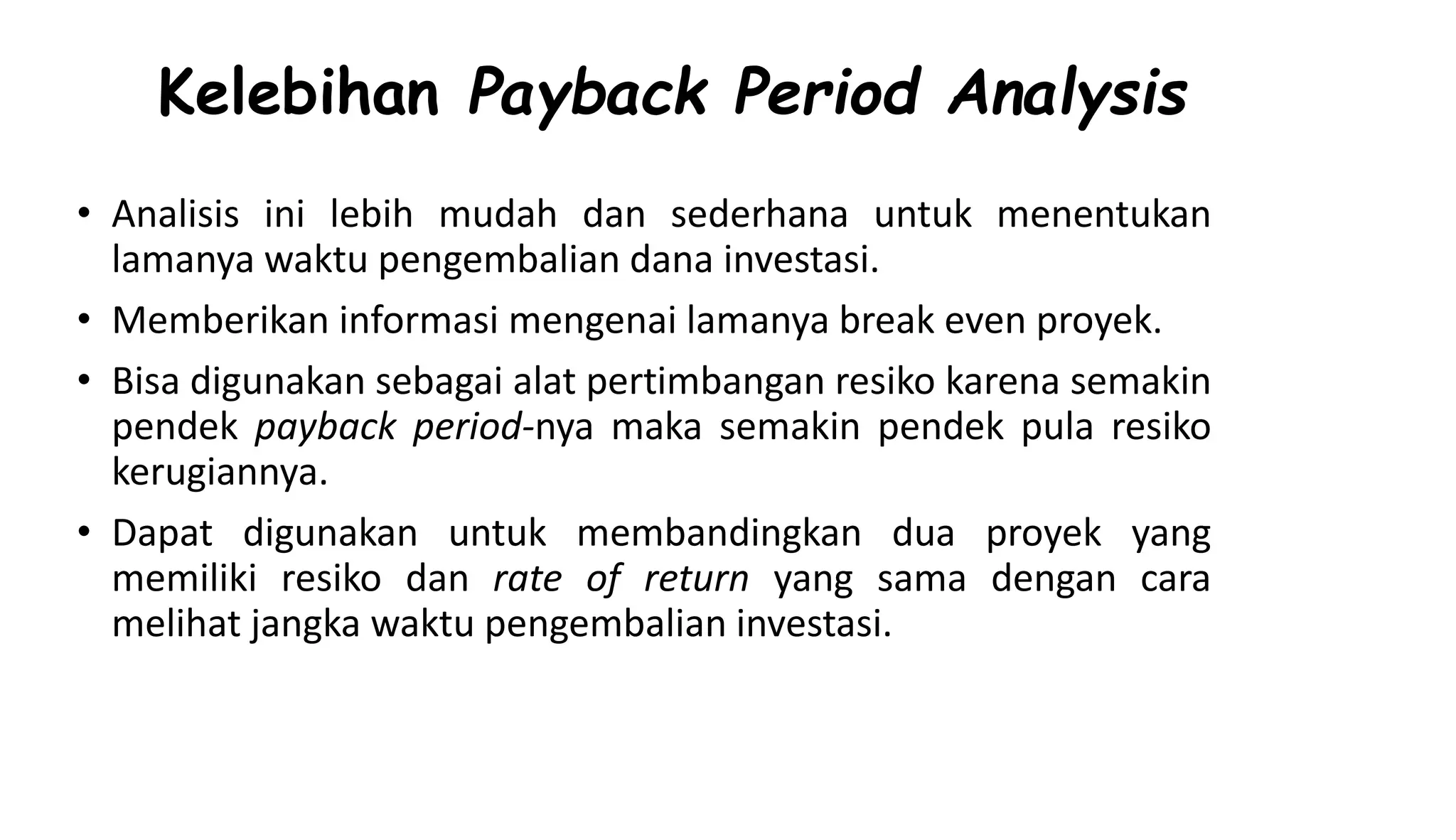 Payback Period Explained, With the Formula and How to Calculate It | PPT