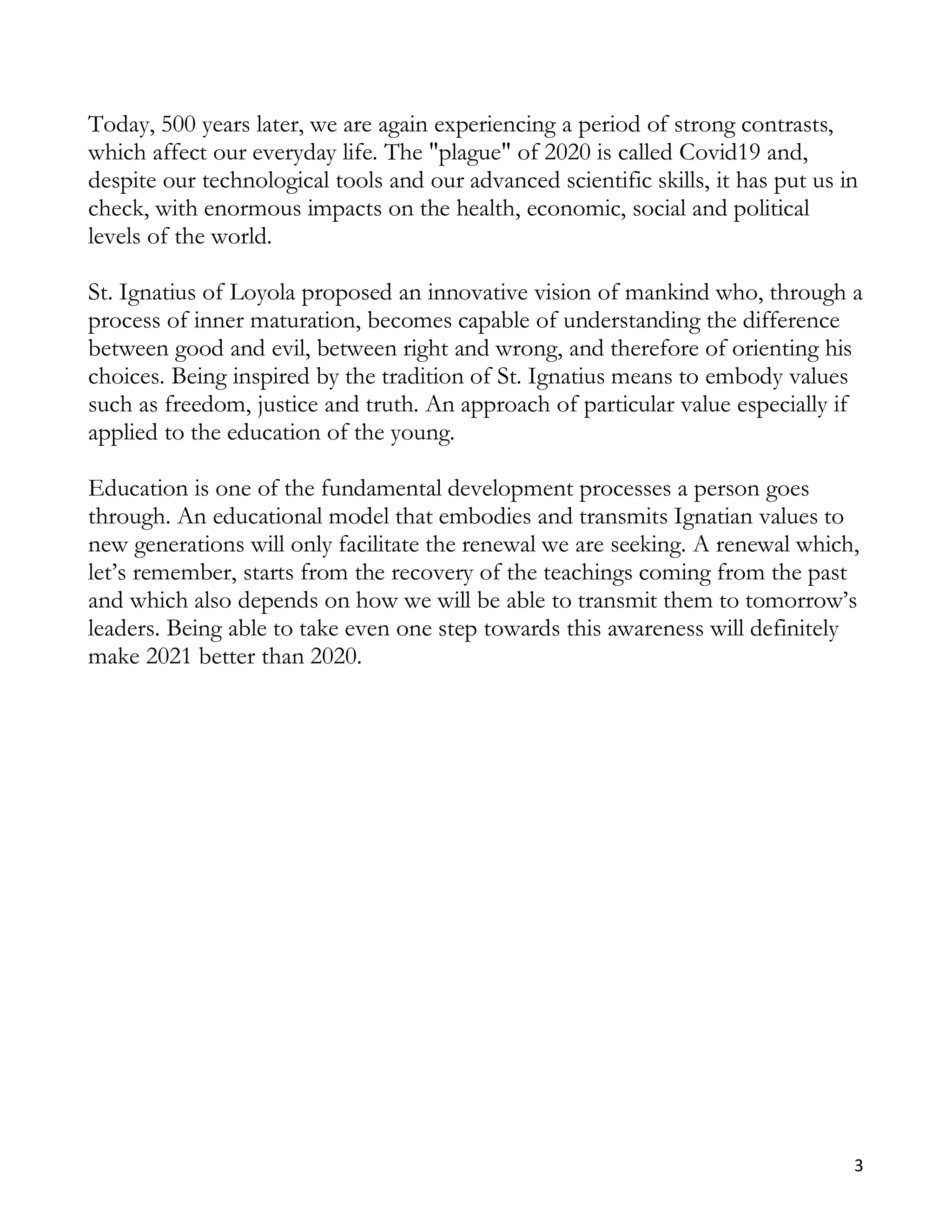 2021, the Ignatian Year begins: its meaning and relevance | PDF ...