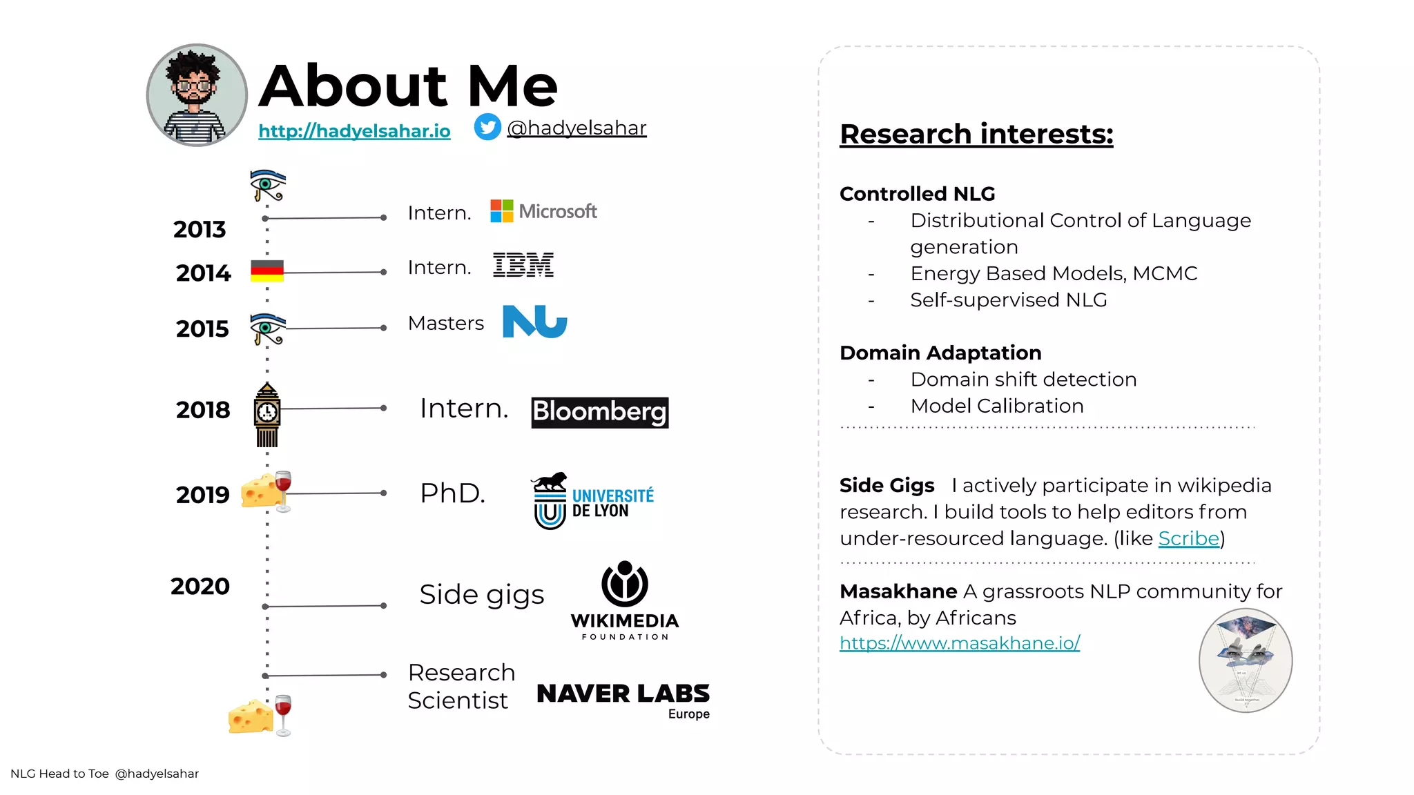 Neural Language Generation Head to Toe | PPT