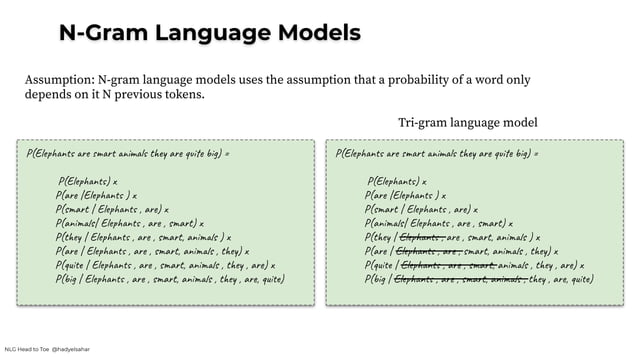 Neural Language Generation Head to Toe | PPT