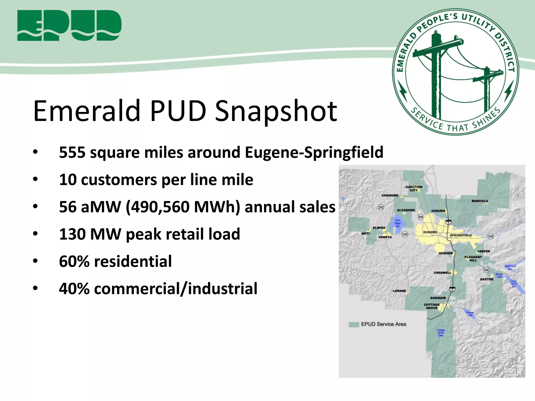 Emerald PUD Snapshot by Rob Currier | PPT