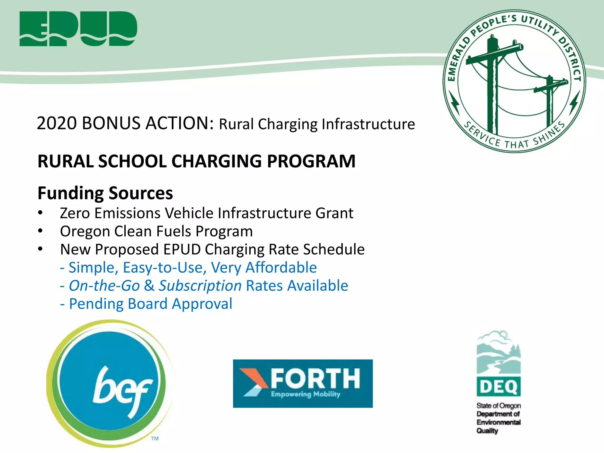 Emerald PUD Snapshot by Rob Currier | PPT