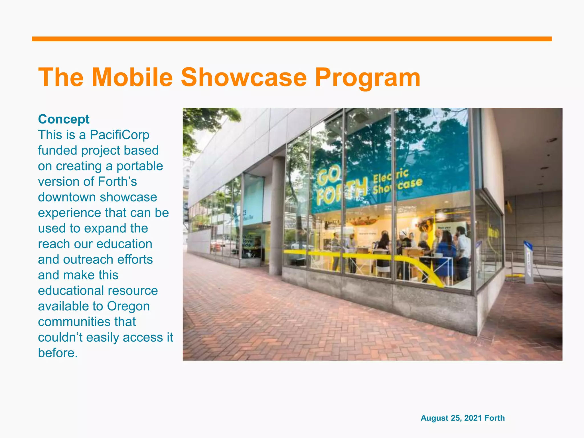 The Mobile Showcase Program by Steven Alaman | PPTX