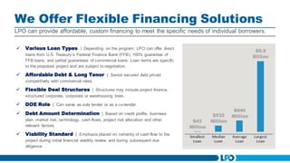 DOE Loan Programs Office by Wayne Killen | PDF