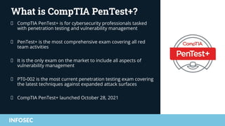 CompTIA PenTest+: Everything you need to know about the exam | PDF