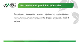 List of complete acaricides | PDF