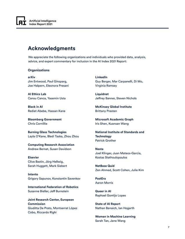 Artificial Intelligence Index Report, 2021 | PDF