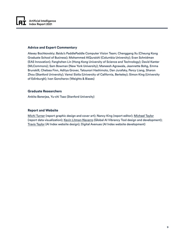 Artificial Intelligence Index Report, 2021 | PDF