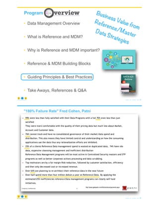 Business Value Through Reference and Master Data Strategies | PDF