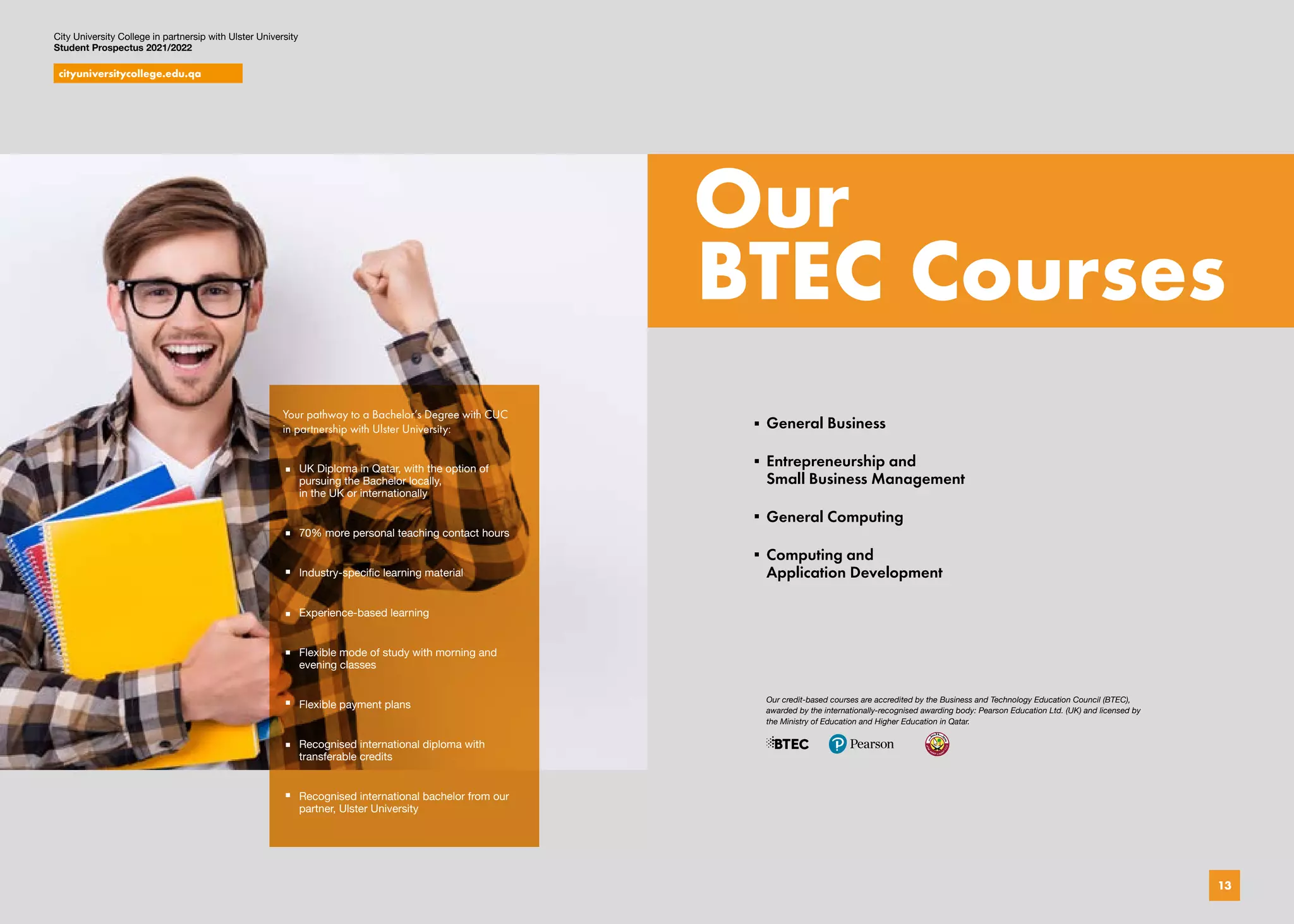 City University College BTEC Prospectus | PDF