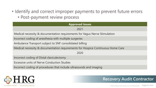 2021 coding-and-documentation-audit-focus-areas webinar | PPT