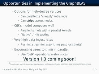 Lucata at the HPEC GraphBLAS BoF | PPT