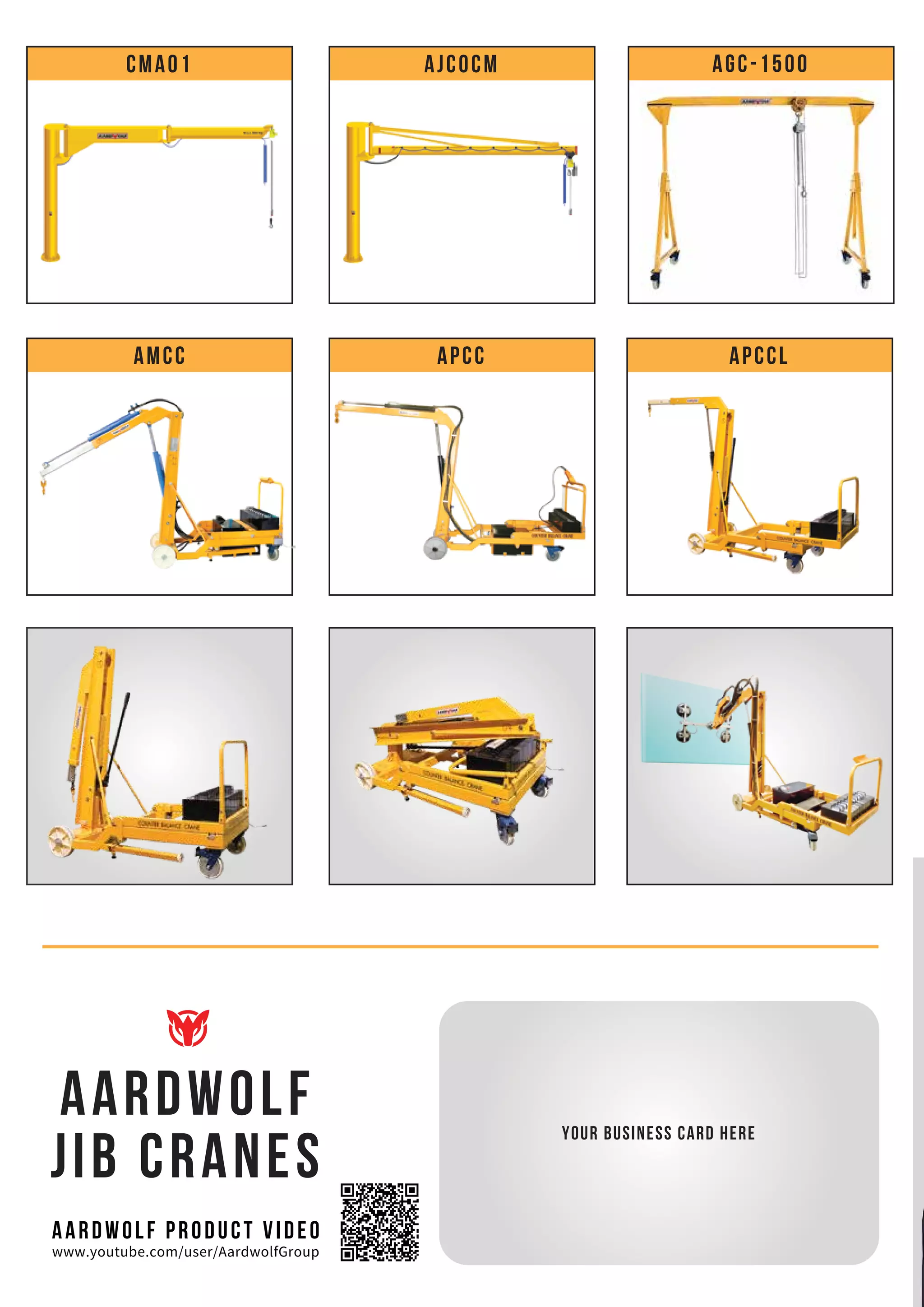 JIB CRANE 2021 | AARDWOLF INDUSTRIES LLC | PDF