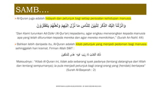 2021-Kepentingan al-Qur'an dalam Kehidupan - dr mohd adib abd muin | PDF