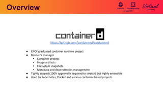 Introduction and Deep Dive Into Containerd | PDF