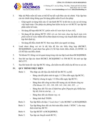 2021 louis holdings - huong dan lap bctc rieng | PDF
