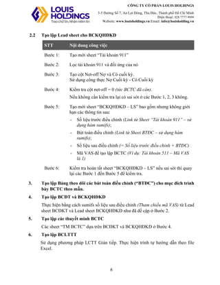 2021 louis holdings - huong dan lap bctc rieng | PDF