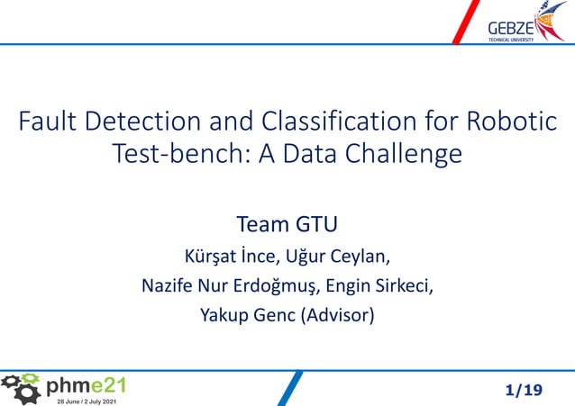 Fault Detection And Classification For Robotic Test Bench Pdf