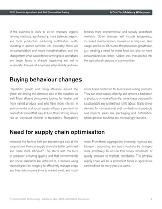 2021 Trends in Agricultural and Soft Commodities Trading | PDF