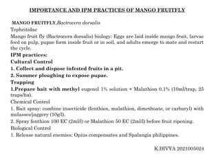 Integrated pest management for fruitfly.pptx