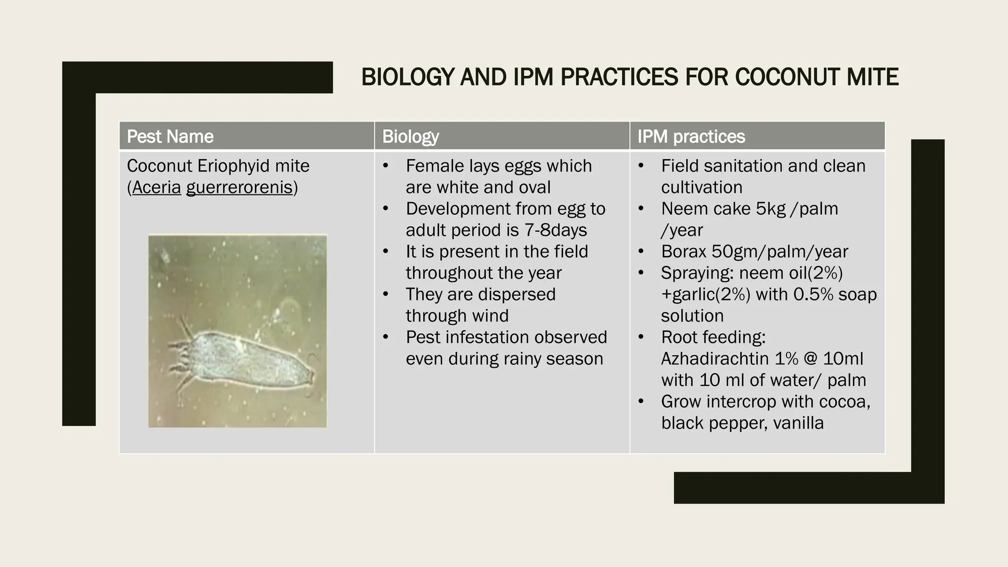 Pest of fruit, plantation and aromatic crops | PPTX