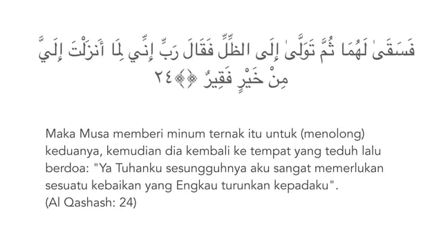 Belajar Berdoa Bersama Nabi Musa | PPT