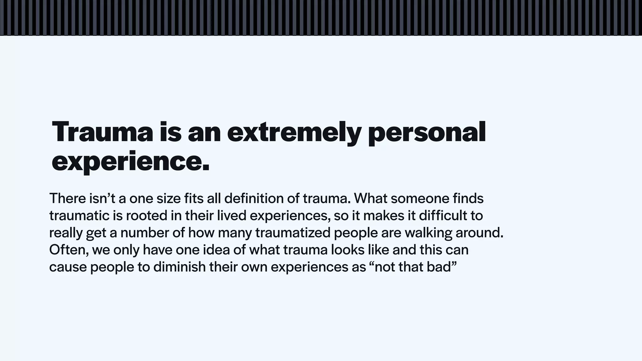 Intro to Trauma Informed Design | PPT